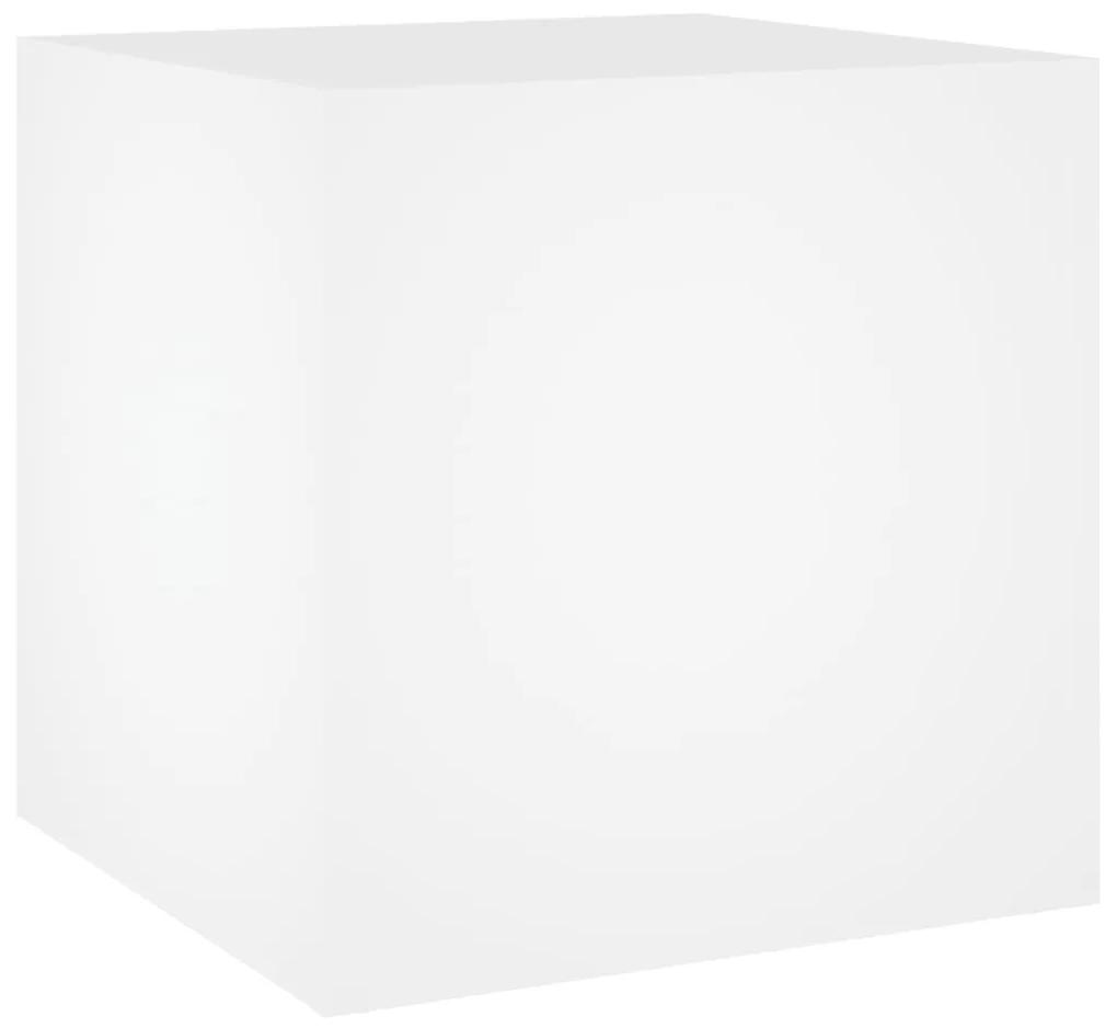 vidaXL Truhlík bílý 40 x 40 x 40 cm kompozitní dřevo