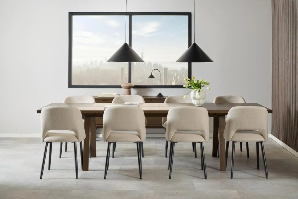ACTONA Sada dvou prodlužovacích desek A-LINE hnědá 42x95x3,6 cm