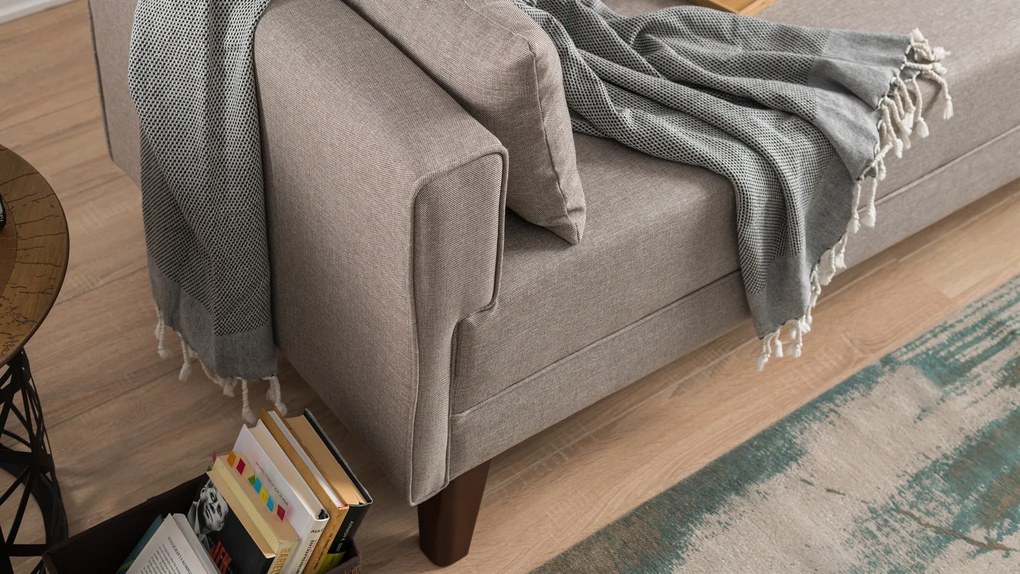 Atelier del Sofa 3-místná pohovka Bella Sofa Bed - Cream, Krémová