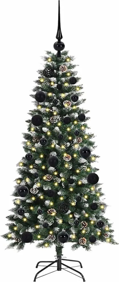 Umělý vánoční stromeček Zelená 120 cm PVC, plast a ocel 3395797