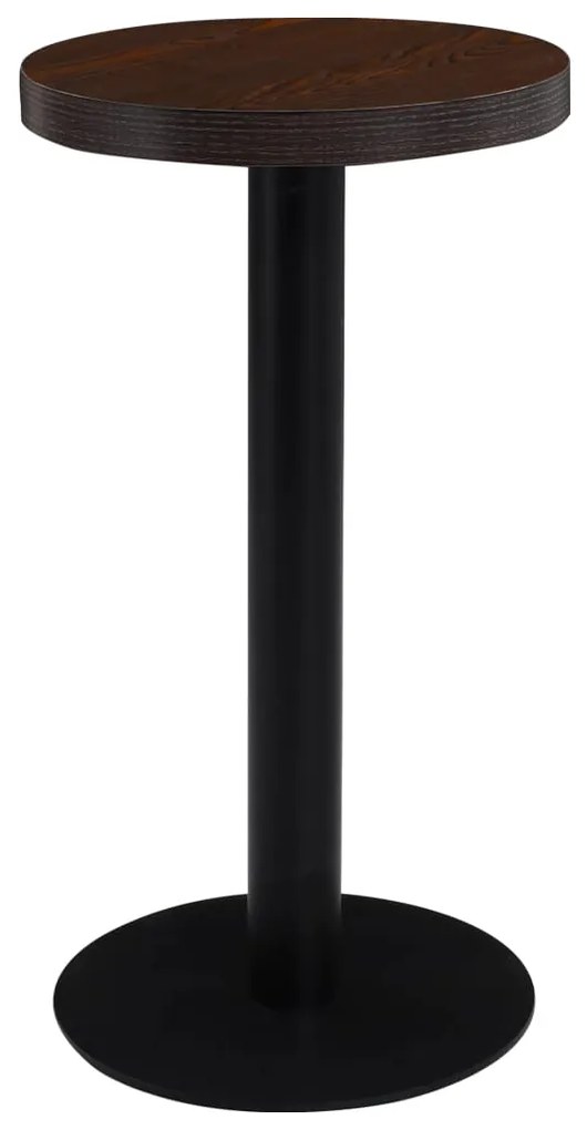 Bistro stolek tmavě hnědý 40 cm MDF 286416