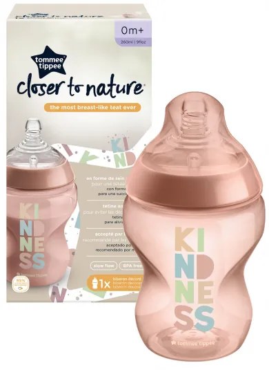 Tommee Tippee Kojenecká láhev C2N 260ml 0m+ Pro holky