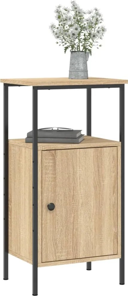 vidaXL Noční stolek 41 x 31 x 80 cm kompozitní dřevo [825925] Barva: Staré dřevo