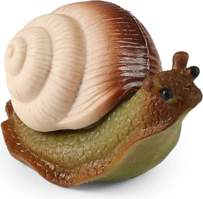 RAPPA Silikonový hlemýžď s tvrdou ulitou - 11 cm