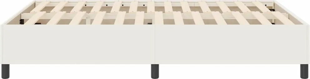 Rám platformy Krémová 160 x 200 cm Žebrovaná látka 3337419