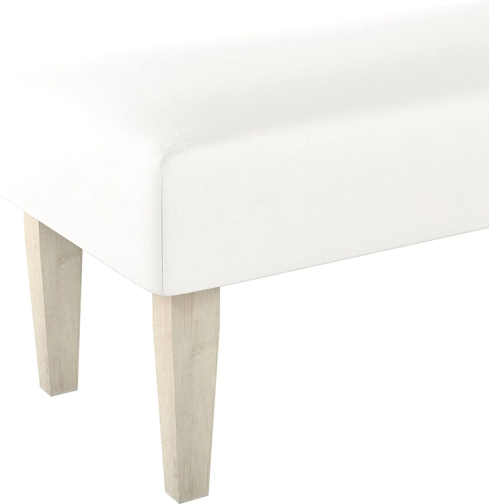 Dlouhá lavička 100x40cm barva bílá