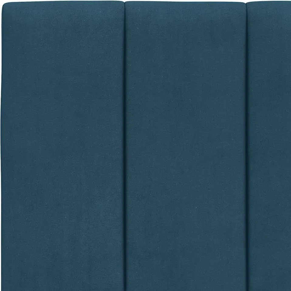 Postel s matrací Hanko modrá 90 x 200 cm samet 3208578