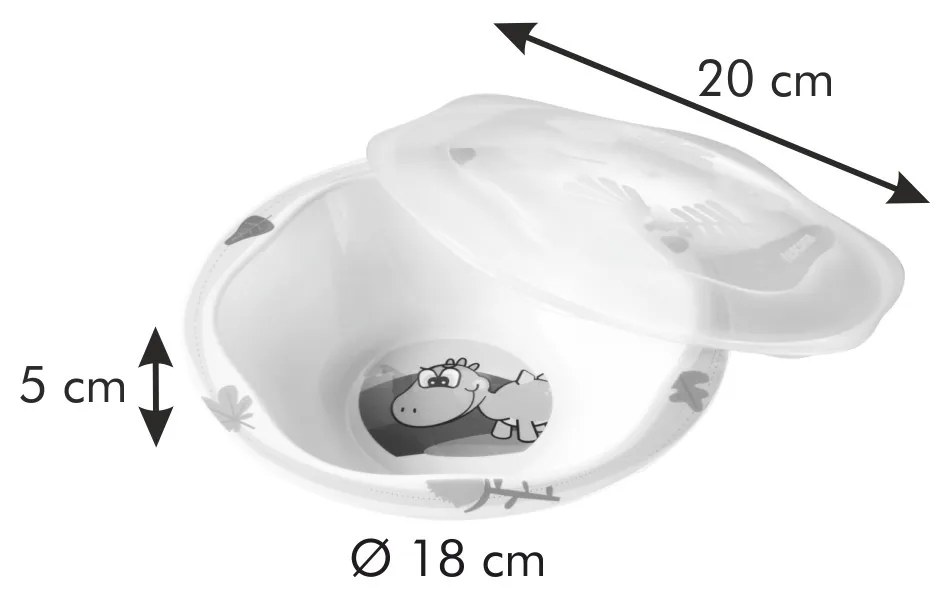TESCOMA Velká miska s poklopem DINO