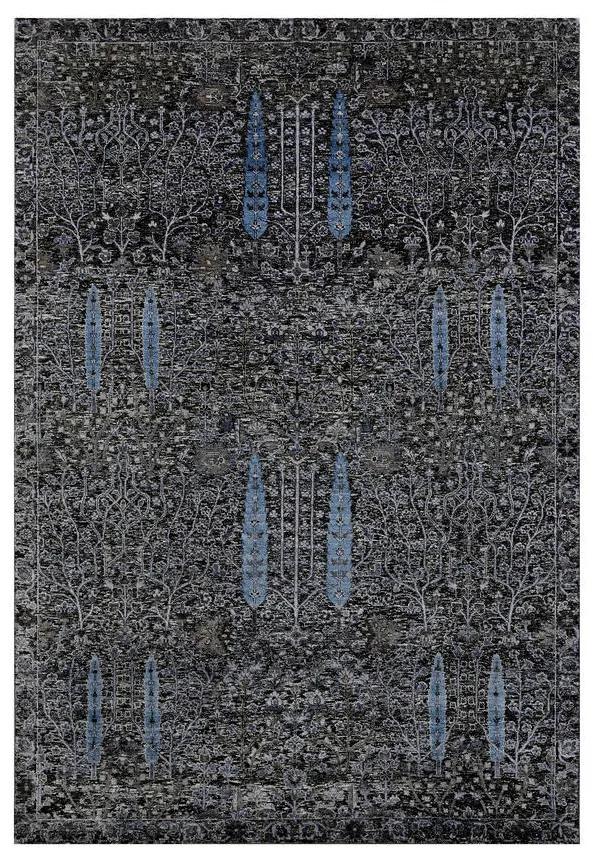 XXXLutz ORIENTÁLNÍ KOBEREC, 120/180 cm, modrá, šedá Cazaris - Orientální koberce - 004345140860