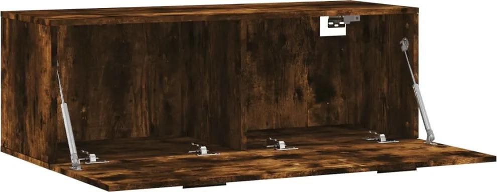vidaXL Nástěnná skříňka 100 x 36,5 x 35 cm kompozitní dřevo [830153] Barva: bílá s vysokým leskem