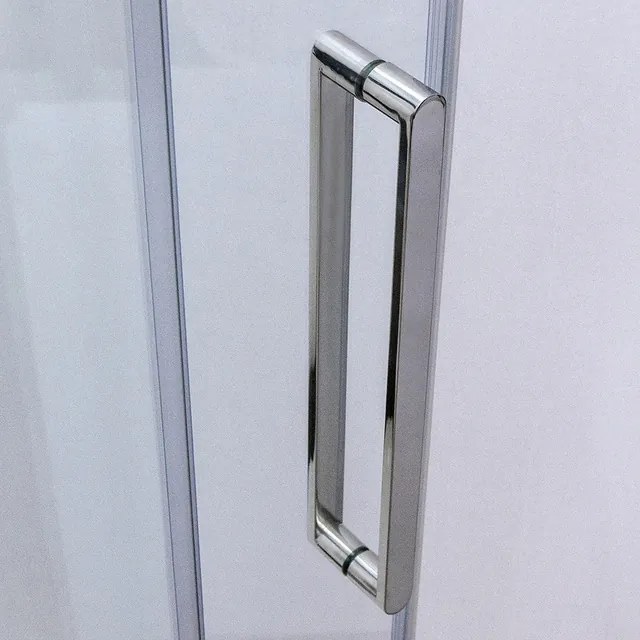 Roltechnik Outlet Posuvné sprchové dveře OBZD2 Varianta: šířka: 140 cm - (OBZD2/140_BE - 4000801), Barva profilů a typ výplně: profily: černá (elox), výplň: transparent