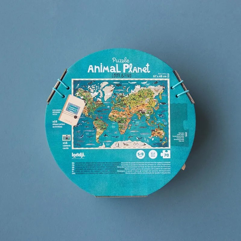 LONDJI Puzzle Planeta zvířat 5+