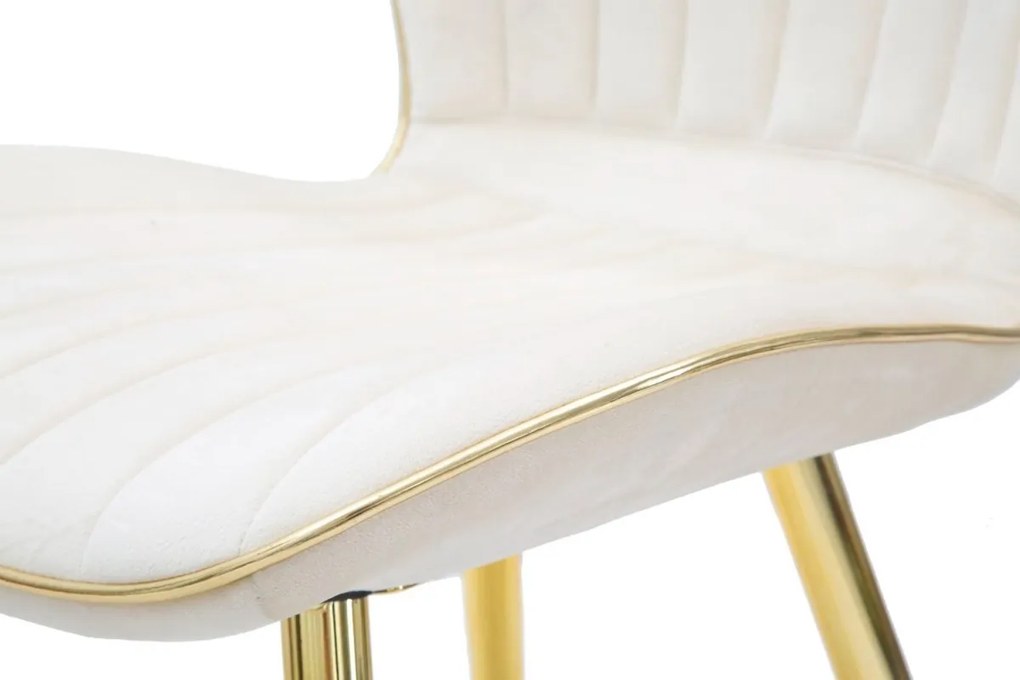 Designová jídelní židle Dandelion II krémová