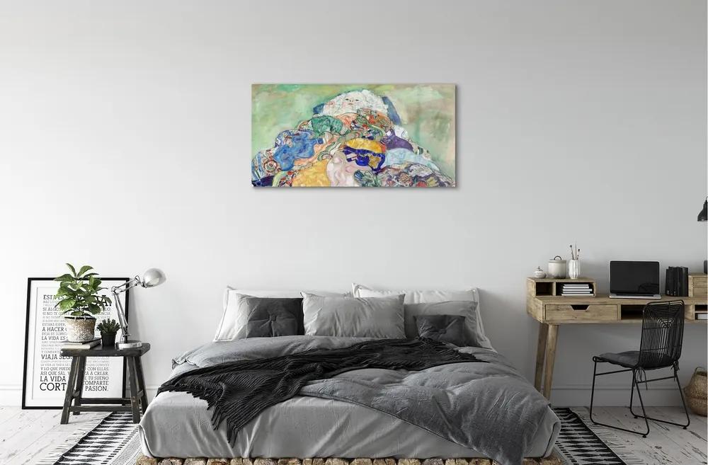 Obraz na skle Abstraktní umění dítě 140x70 cm