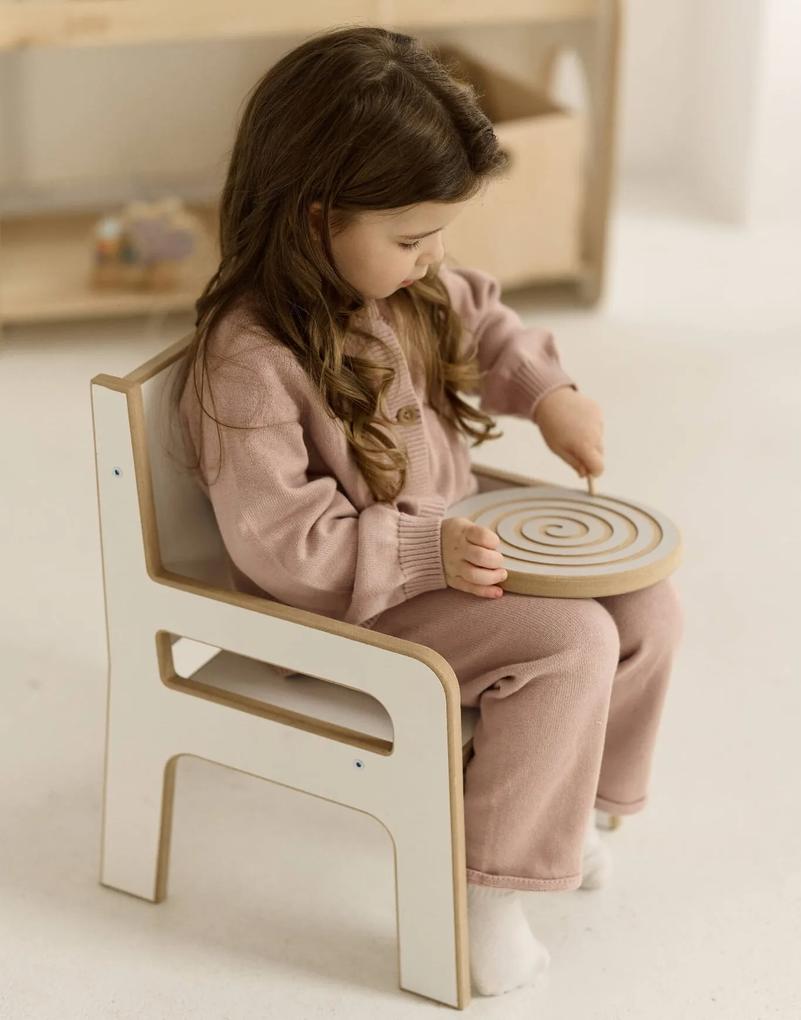 Dětská židle bílá S/M