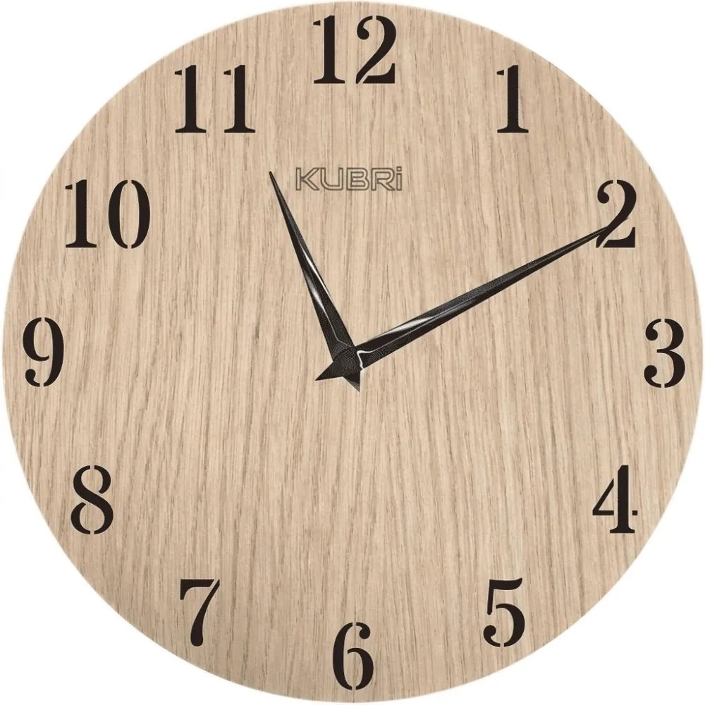 KUBRi KU3011 - 10 cm hodiny od českého výrobce s tichým chodem
