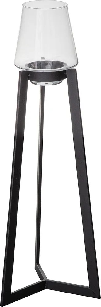 Svícen Loft Glow mały 27x27x86 cm