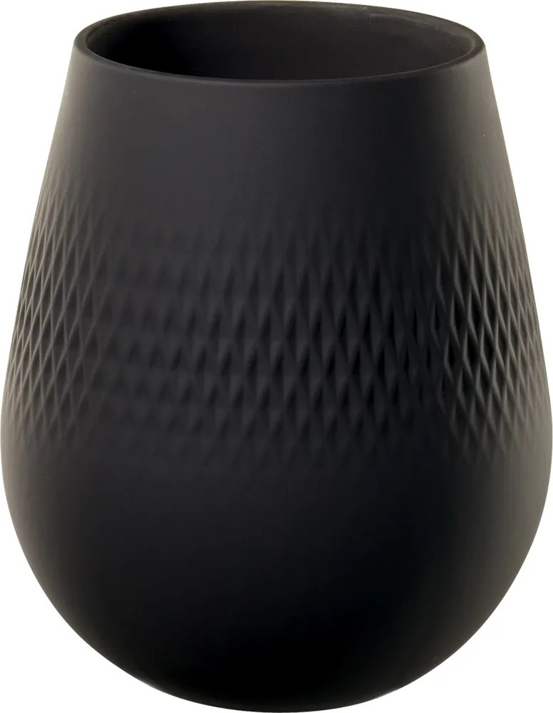 Villeroy&Boch Villeroy & Boch Manufacture Collier Noir váza Carré, malá 1,1 l