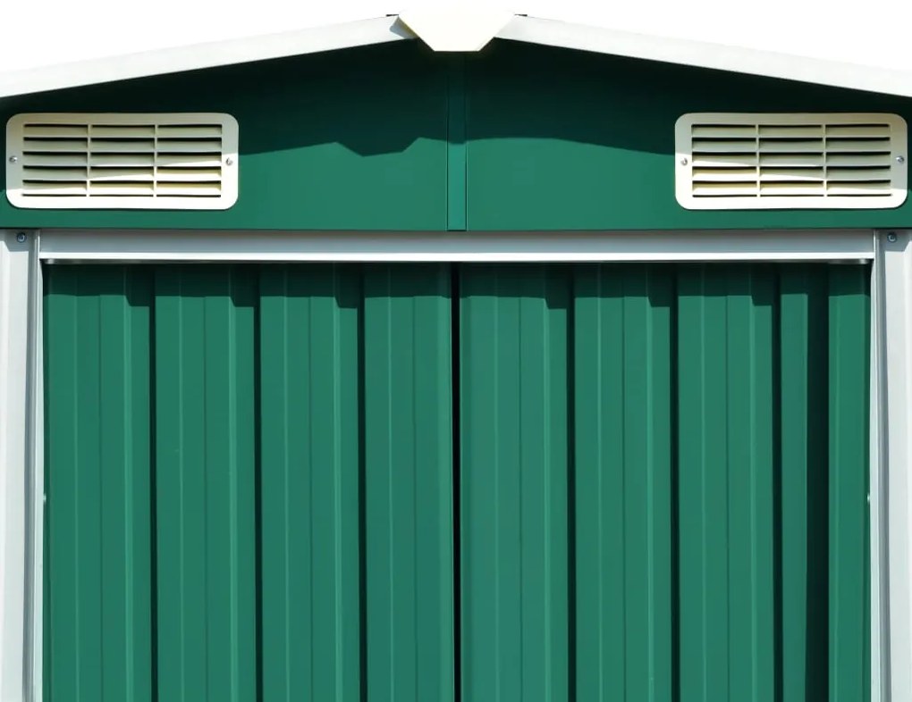 vidaXL Zahradní domek 257 x 580 x 181 cm kovový zelený