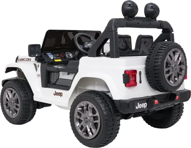 Elektrické autíčko Jeep Wrangler Rubicon LIFT bílé