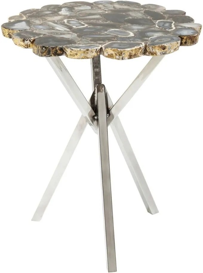 BonamiŠedý odkládací stolek Kare Design Trasury, ⌀ 40 cm
