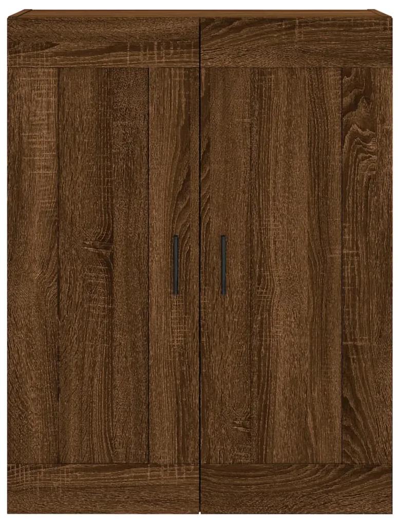 Skříň highboard hnědý dub 69,5 x 34 x 180 cm kompozitní dřevo,  3199832