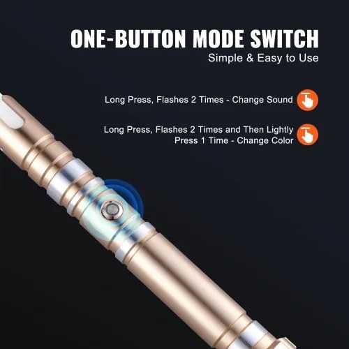 Lightsaber 12 RGB Colors 104,1 cm Mute Sound Dobíjecí Dueling Světlo Sabre