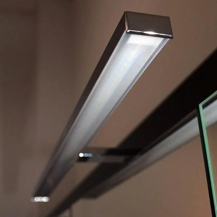 Riva Vulcano Zrcadlová skříňka s LED osvětlením, 61 × 80 × 14 cm