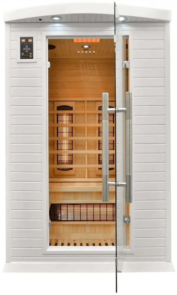 Infrasauna s barevnou terapií pro 2 osoby Bílá