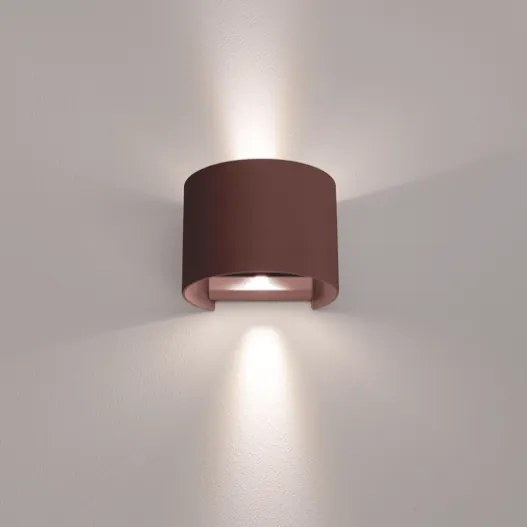 CENTURY Venkovní LED osvětlení na fasádu UP&DOWN Corten