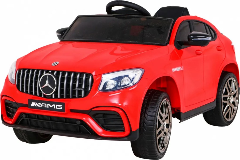 Ramiz Elektrické autíčko Mercedes Benz GLC63S SUV pro děti červené + dálkové ovládání