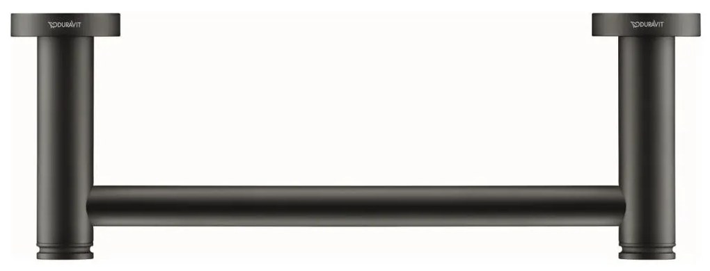 Duravit 99144600 - Vanový úchyt D-CODE 28,4 cm matná černá 0099144600