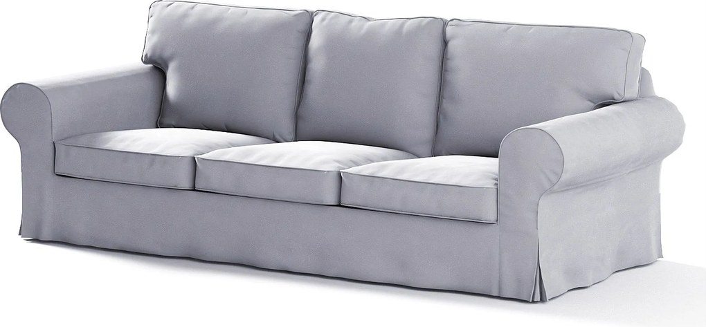 Potah na pohovku IKEA Ektorp 3-místná rozkládací, NOVÝ MODEL 2013 barva šedá látka lesklé, sametová