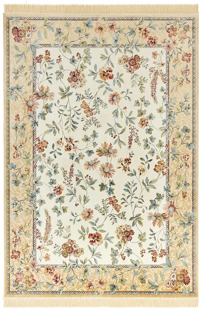 Nouristan - Hanse Home koberce Kusový koberec Naveh 104375 Cream/Cord - 135x195 cm