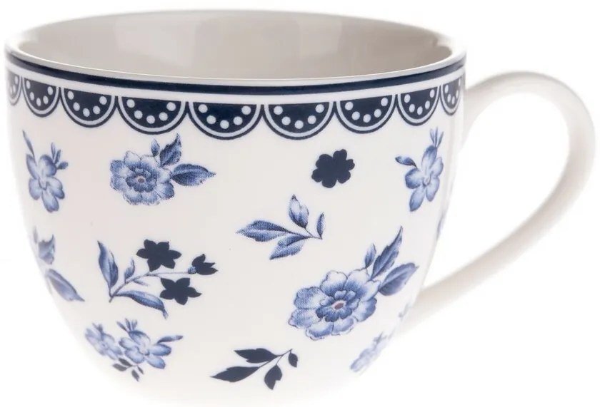 4dílná sada porcelánových šálků Floral, 90 ml