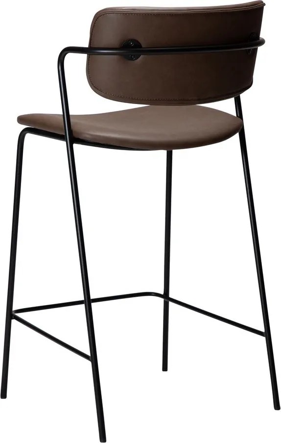 Hnědá barová židle (výška sedáku 67,5 cm) Zed – DAN-FORM Denmark
