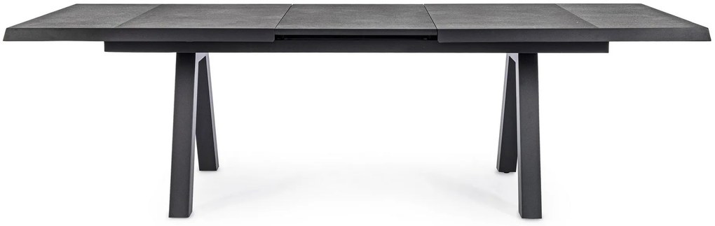 BIZZOTTO Rozkládací zahradní stůl KRION 205-265x103 cm antracit 0663030