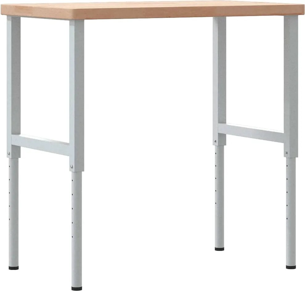 Pracovní stůl 100 x 60 x (73–99,5) cm masivní dub obdélníkový 3309701