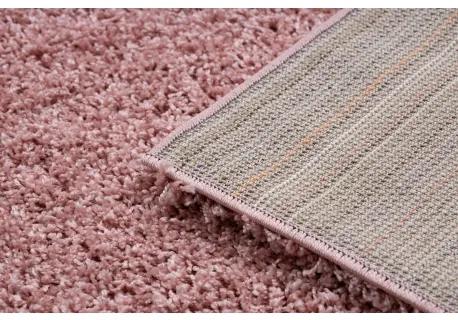 Dywany Luszczow Kusový koberec, běhoun SOFFI shaggy 5 cm světle růžový Rozměr koberce: 60 x 300 cm