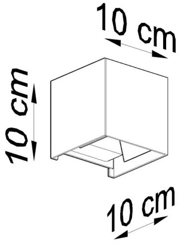 Sollux SL.0545 - LED Venkovní nástěnné svítidlo LUCA LED/6W/230V IP54