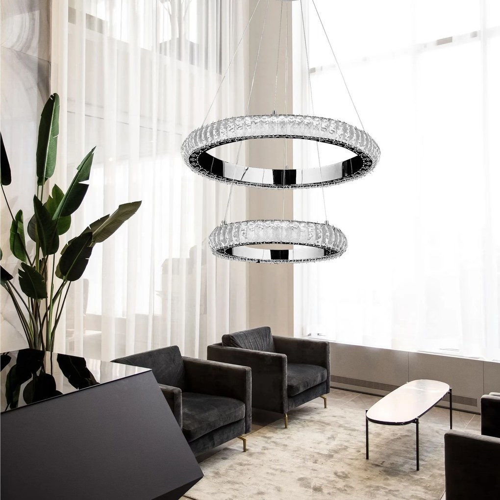 Toolight Závěsné LED osvětlení Urban B3 G044-2CP Chrom