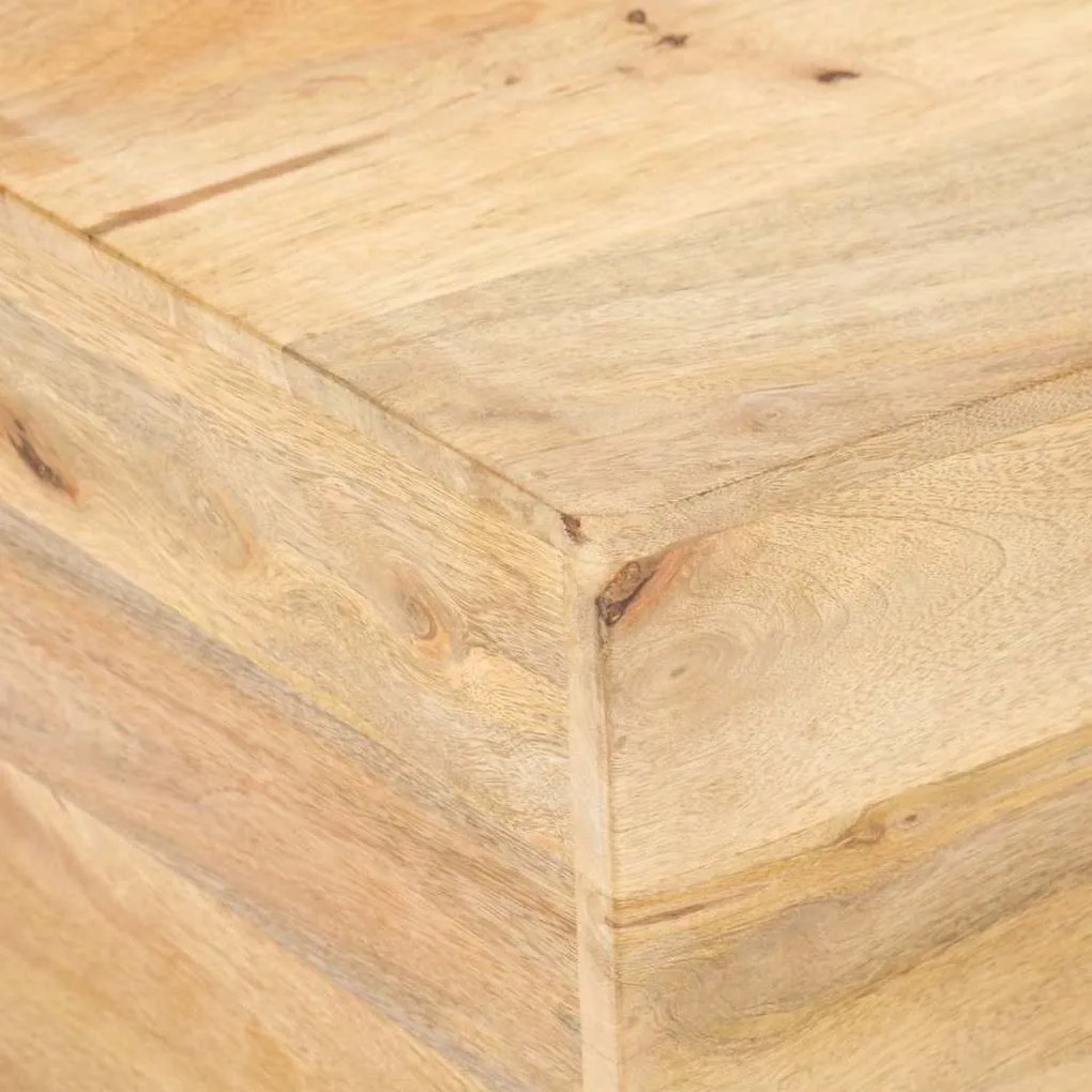 Konferenční stolek ve tvaru V 66 x 66 x 30 cm masivní mangovník 320387