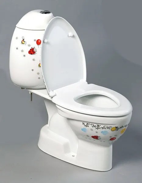 CREAVIT CREAVIT, KID dětské WC kombi vč.nádržky, zadní odpad, barevný potisk, CK311.400.0F