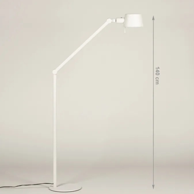 Stojací designová lampa Niki White