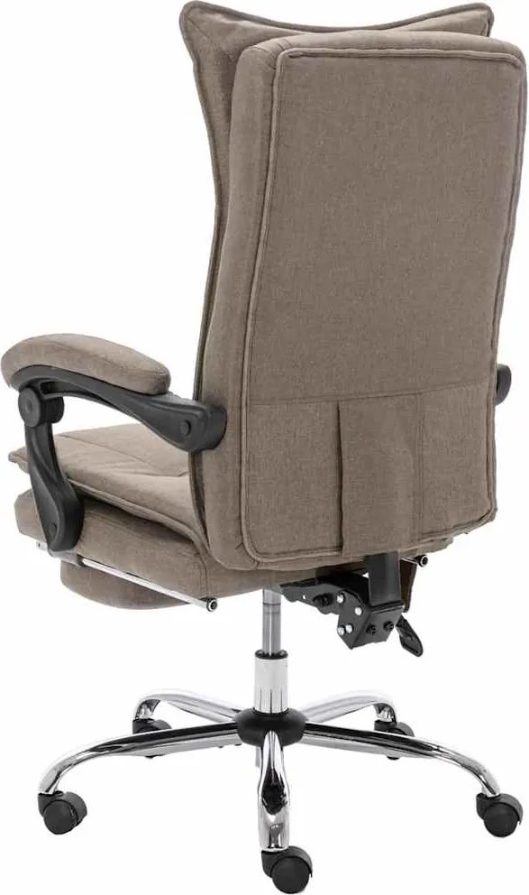 Masážní kancelářská židle taupe textil 20373