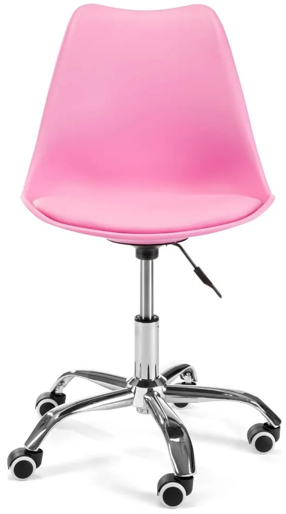 Otočná židle FD005 růžová