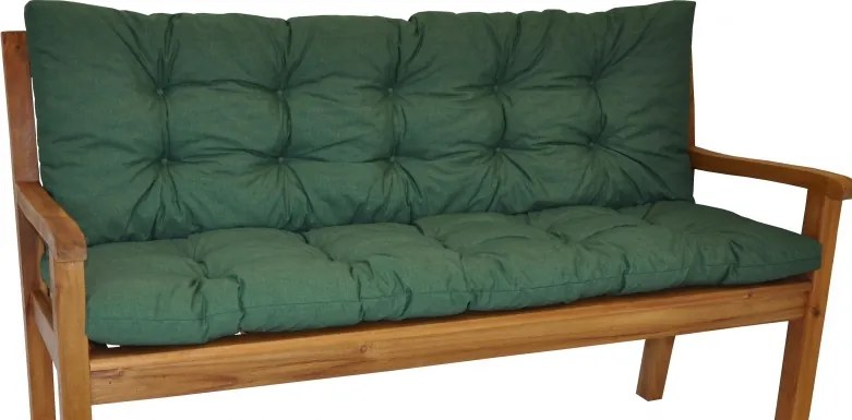Axin Trading Polstr na zahradní lavičku 150x50 cm (sada) Polstr: Šedý melír