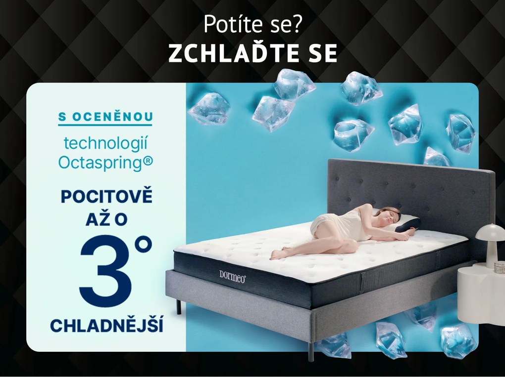 Matrace Dormeo iMemory S+ Silver Deluxe 90x200 cm
