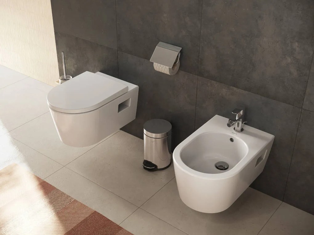 Hansgrohe AddStoris, držák na toaletní papír s krytkou, chromová, HAN-41753000