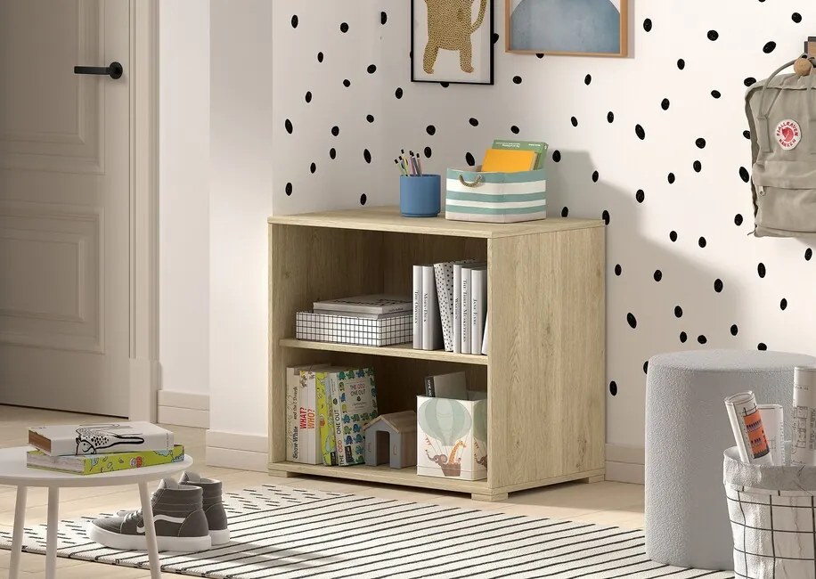 Otevřená skříňka Forli dubový vzhled 68cm